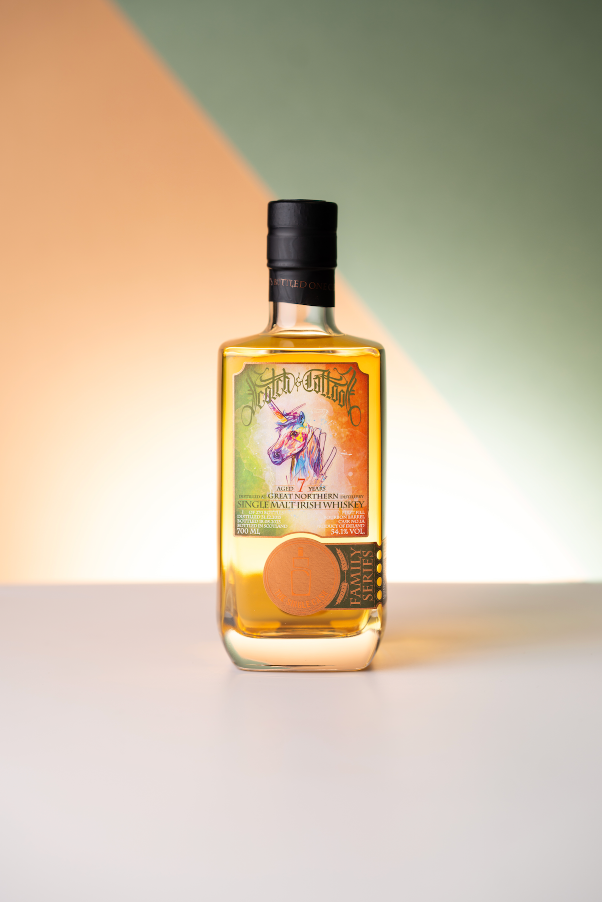 Great Northern Distillery (Irish Whisky) 7 years old whisky (cask 1A ...